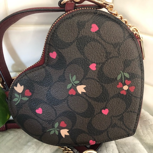 Coach | Bags | Coach Heart Cross Body Bag | Poshmark